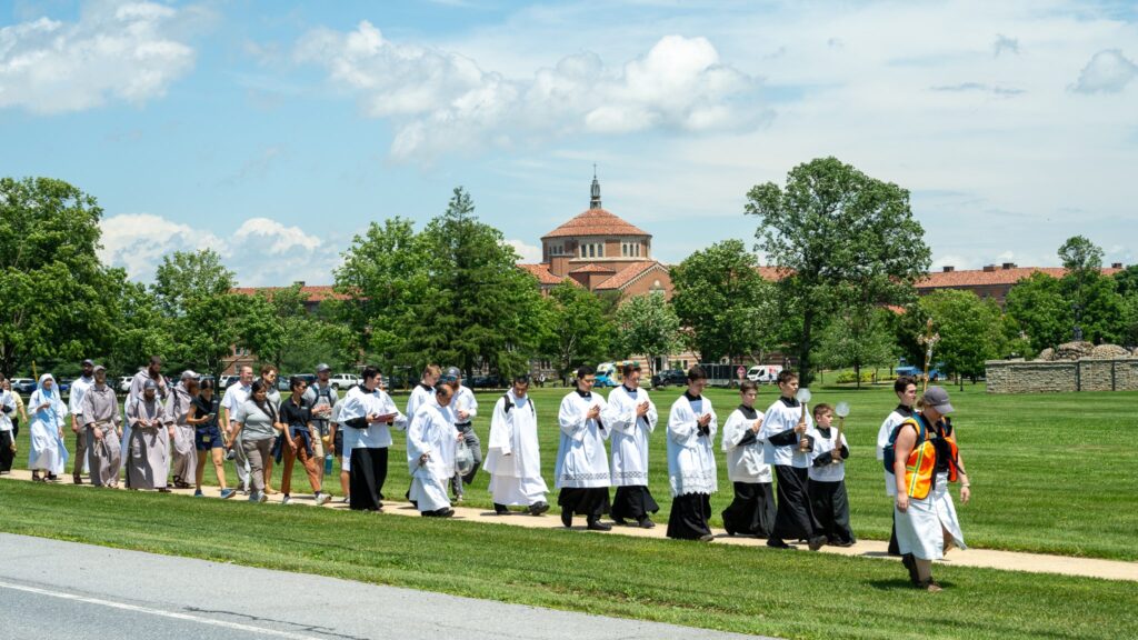 At Emmitsburg shrine, pilgrims follow Mother Seton’s ‘Eucharistic fire ...