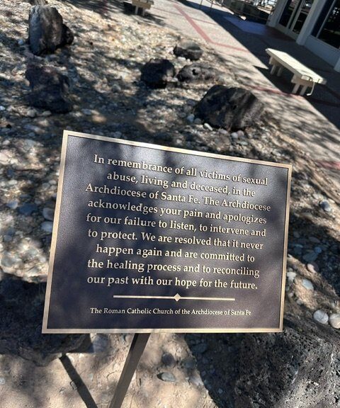 Plaque is ‘solemn acknowledgement’ of abuse survivors, says Santa Fe ...