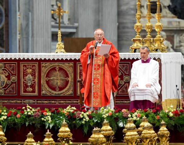Full text of the homily of Cardinal Re at the Mass for the Election of ...