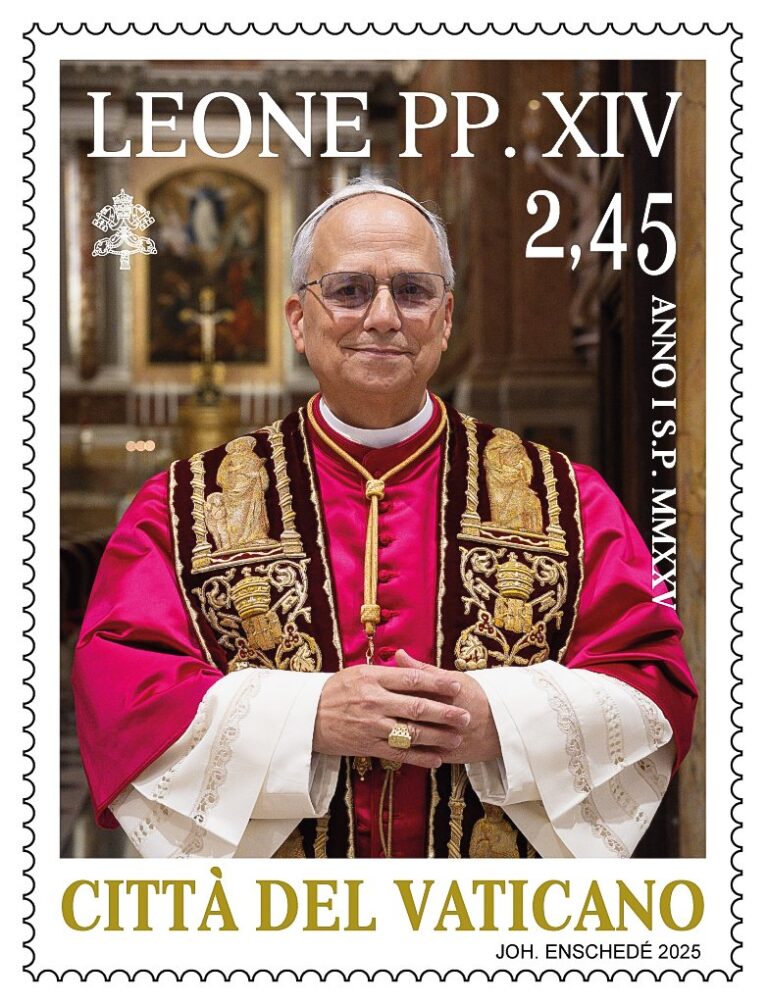 Vatican releases first Pope Leo postage stamps - OSV News