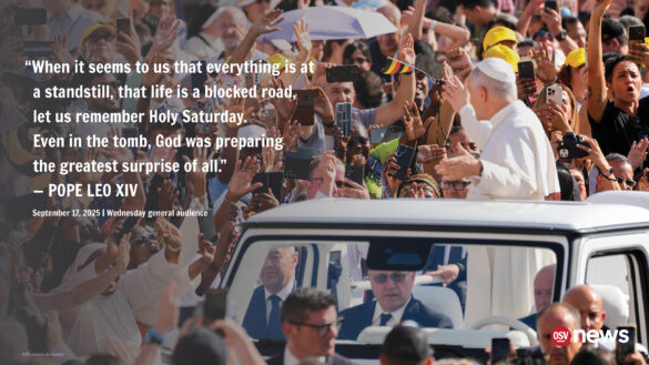 Full text: Pope Leo XIV’s Sept. 17, 2025 general audience - OSV News