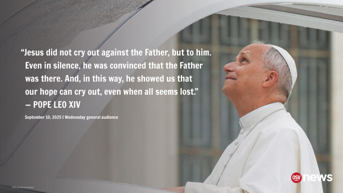 Full text: Pope Leo XIV’s Sept. 10, 2025 general audience - OSV News