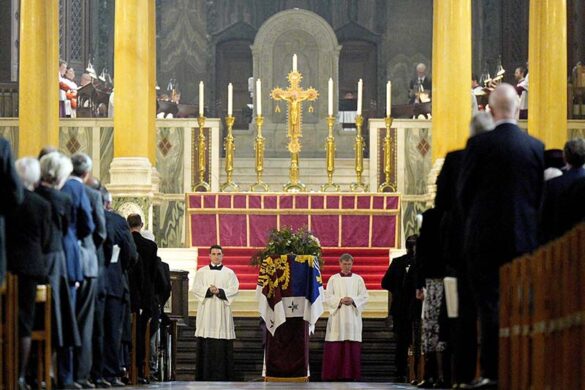 Funeral Mass for Britain's Duchess of Kent is historic