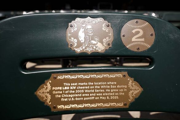 Pope saw first game of 05 World Series from this seat