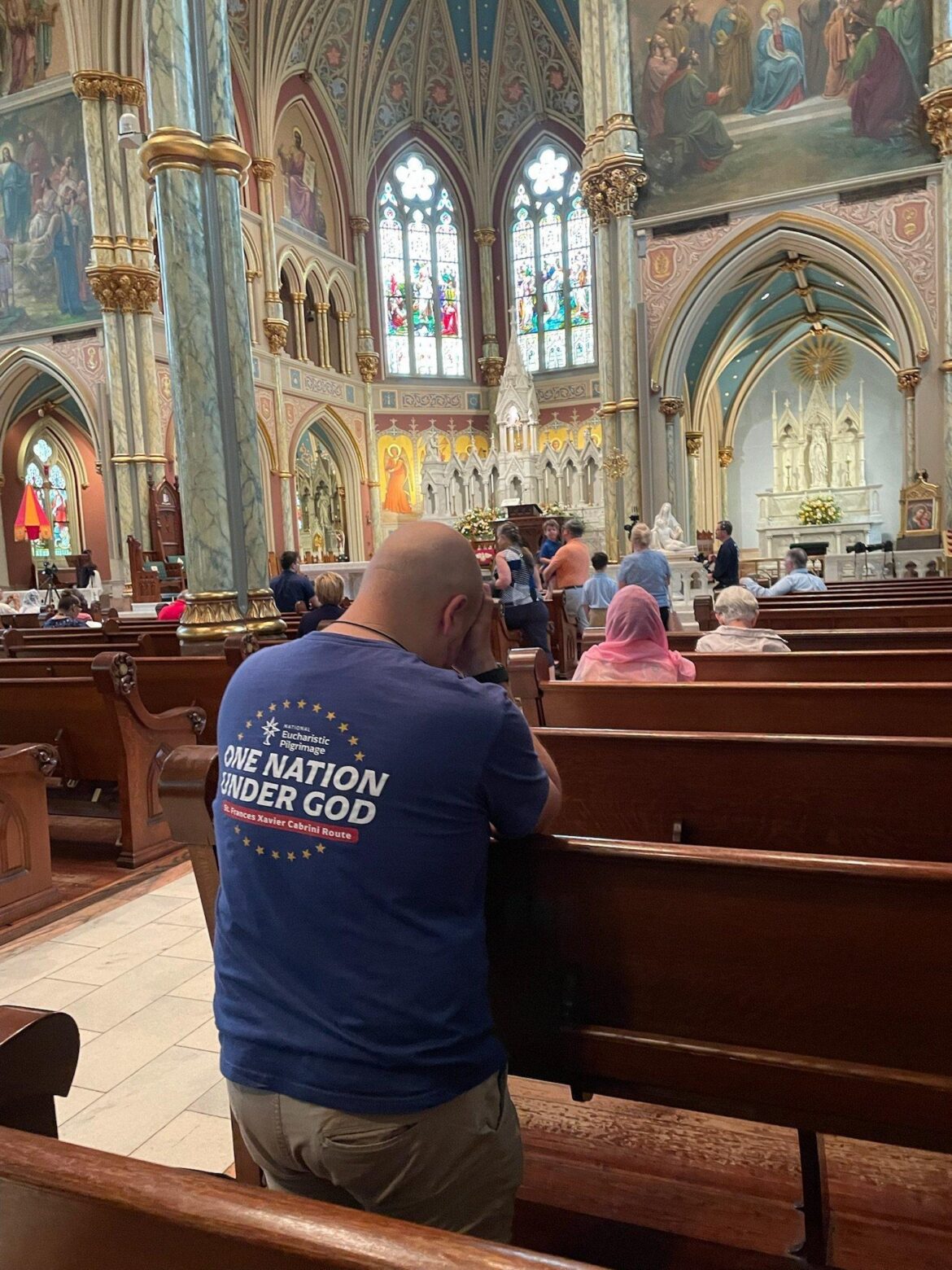 National Eucharistic Pilgrimage commemorates Catholic history along ...