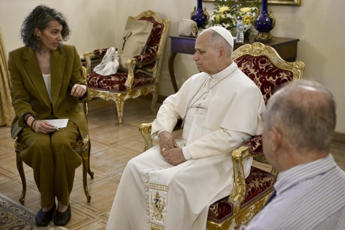 Pope meets with six clergy abuse victims in Madrid - OSV News