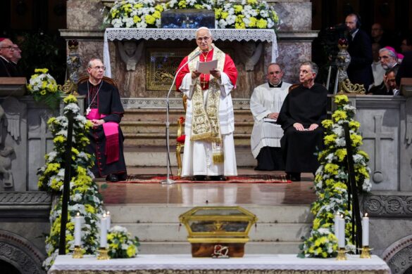 Pope Leo visit to St. Augustine's tomb - OSV News