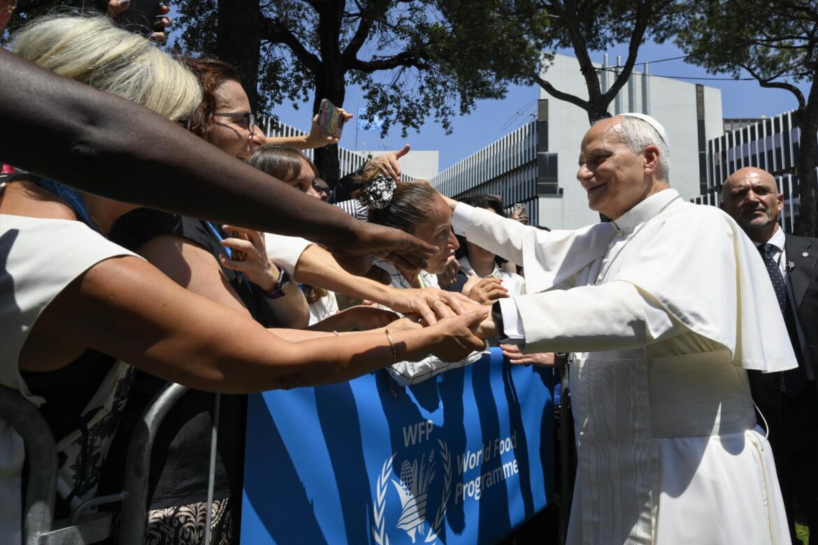 Pope: World's conflicts are 'fed' more readily than people